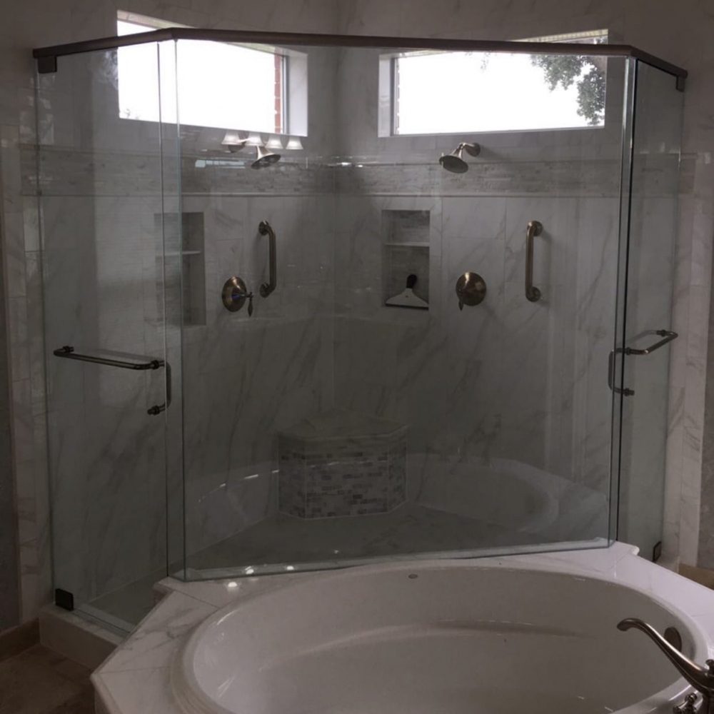 Custom Frameless Glass in Dallas TX | Seamless Shower Doors