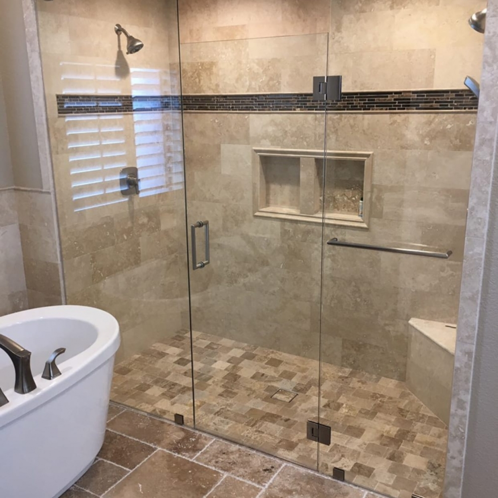 Custom Frameless Glass in Dallas TX | Seamless Shower Doors